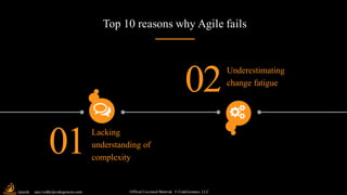 Top 10 reasons why Agile fails and some options | PPT