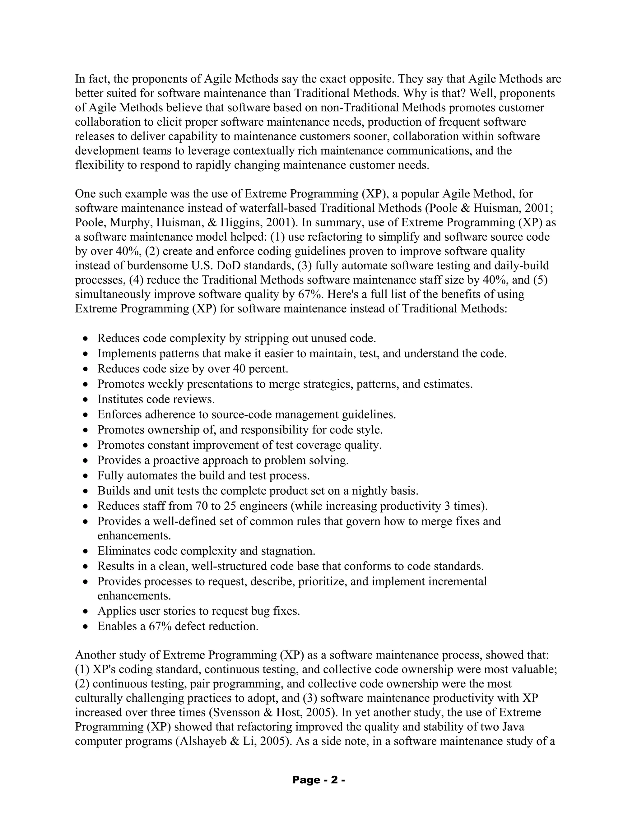 Agile maintenance | PDF