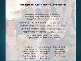Agile manifesto 17 authors - who made it? what do they do? | PPTX