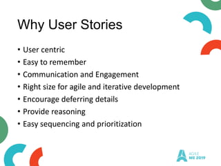 User Stories building blocks of products by Wajih Aslam | PPT