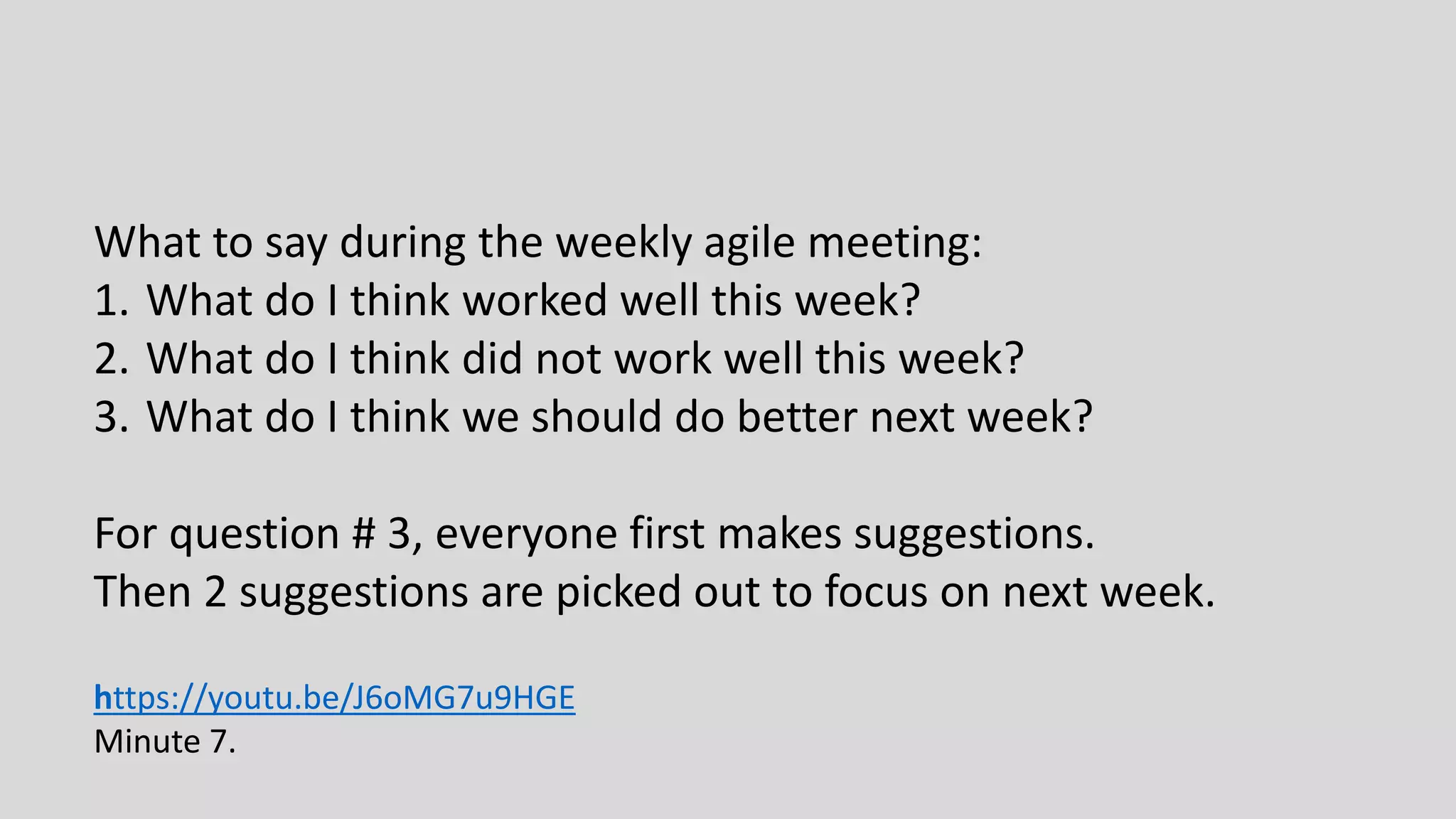 Agile meetings | PPT