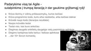 Diegimo etapas prasideda nuo pirmos iteracijos... (Agile Lietuva meetup ...