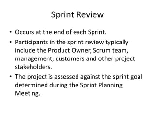 A Brief Introduction to the SCRUM Agile Methodology | PPTX