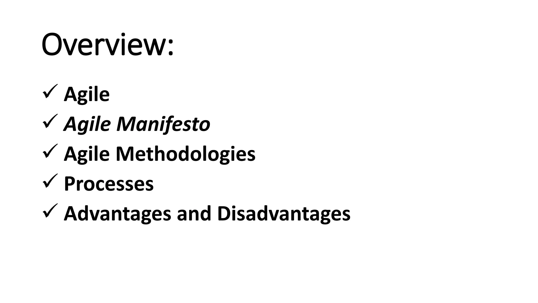 Agile methodology | PPTX