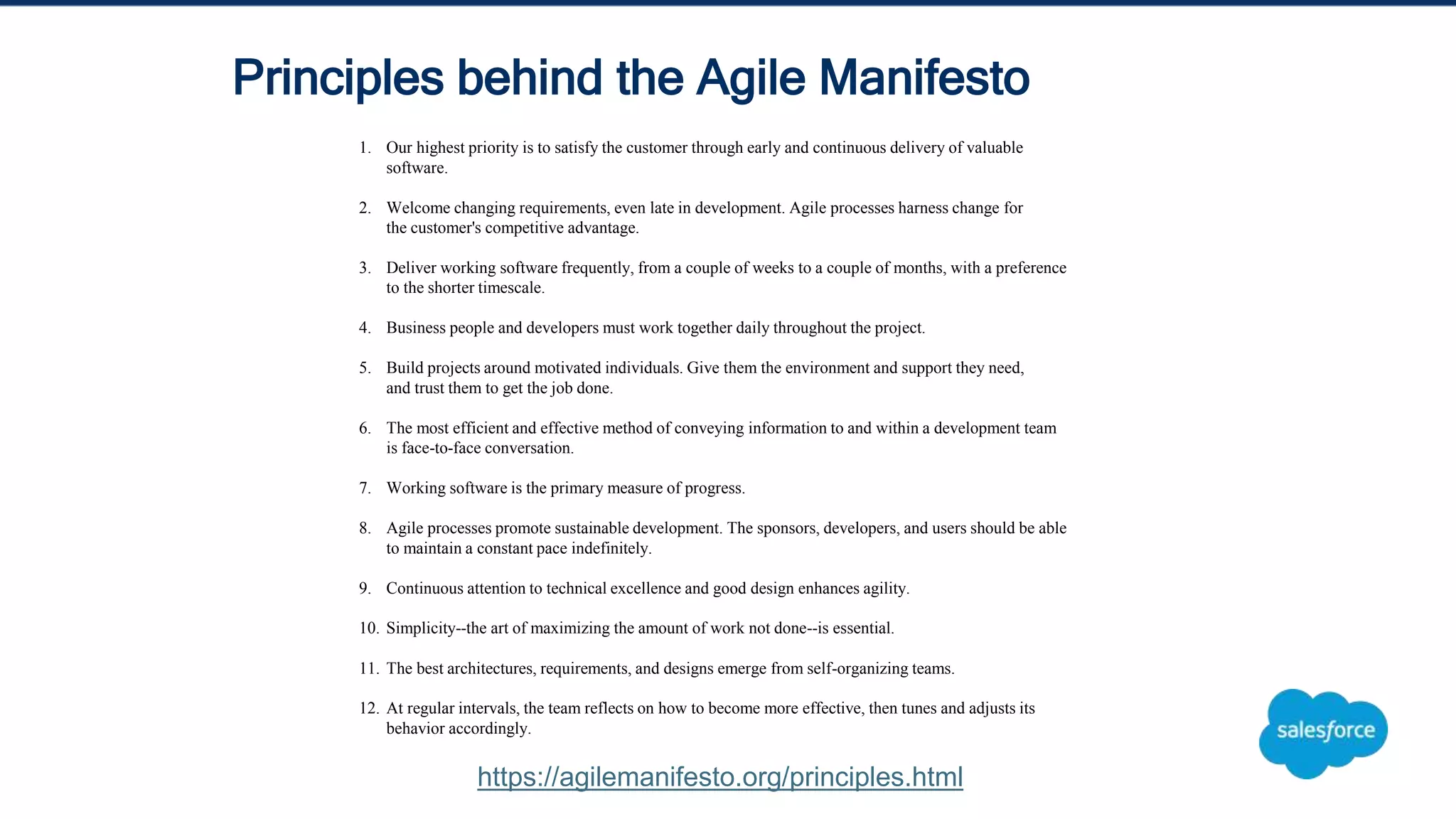 Salesforce Agile Methodology And Tools Ppt