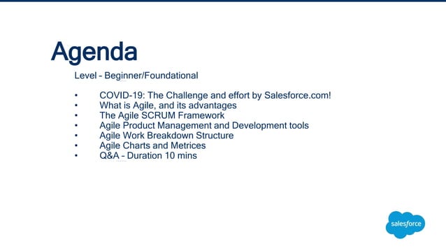Salesforce Agile Methodology And Tools Ppt