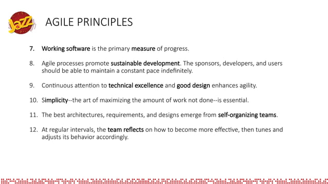 Agile framework - description and details | PPT