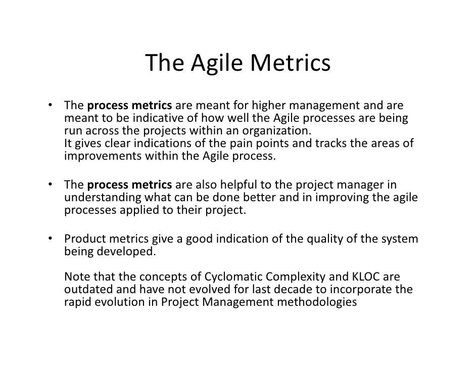 Agile Metrics A Seminal Approach For Calculating Metrics In Agile P