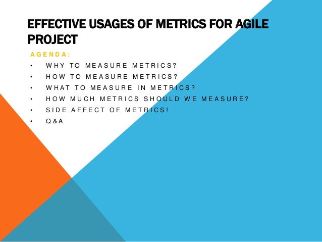 Agile metrics