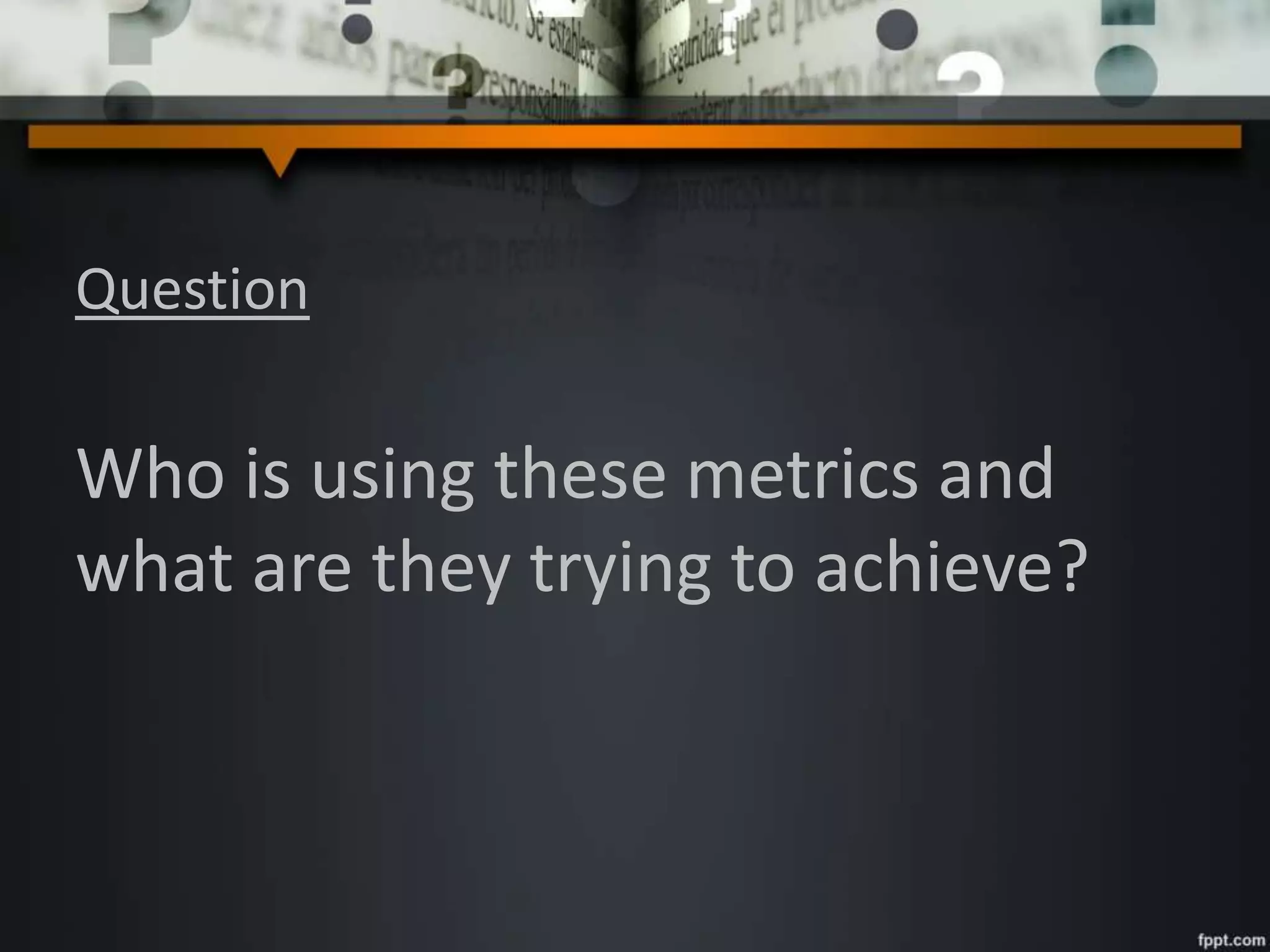 Agile Metrics | PPT