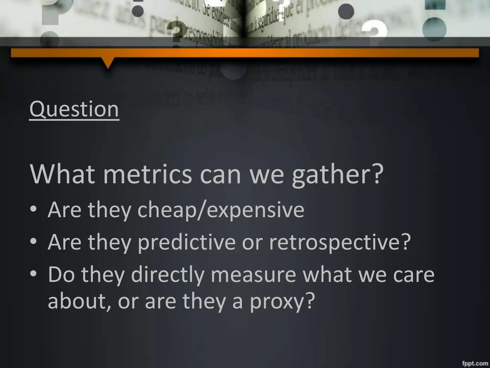 Agile Metrics | PPT