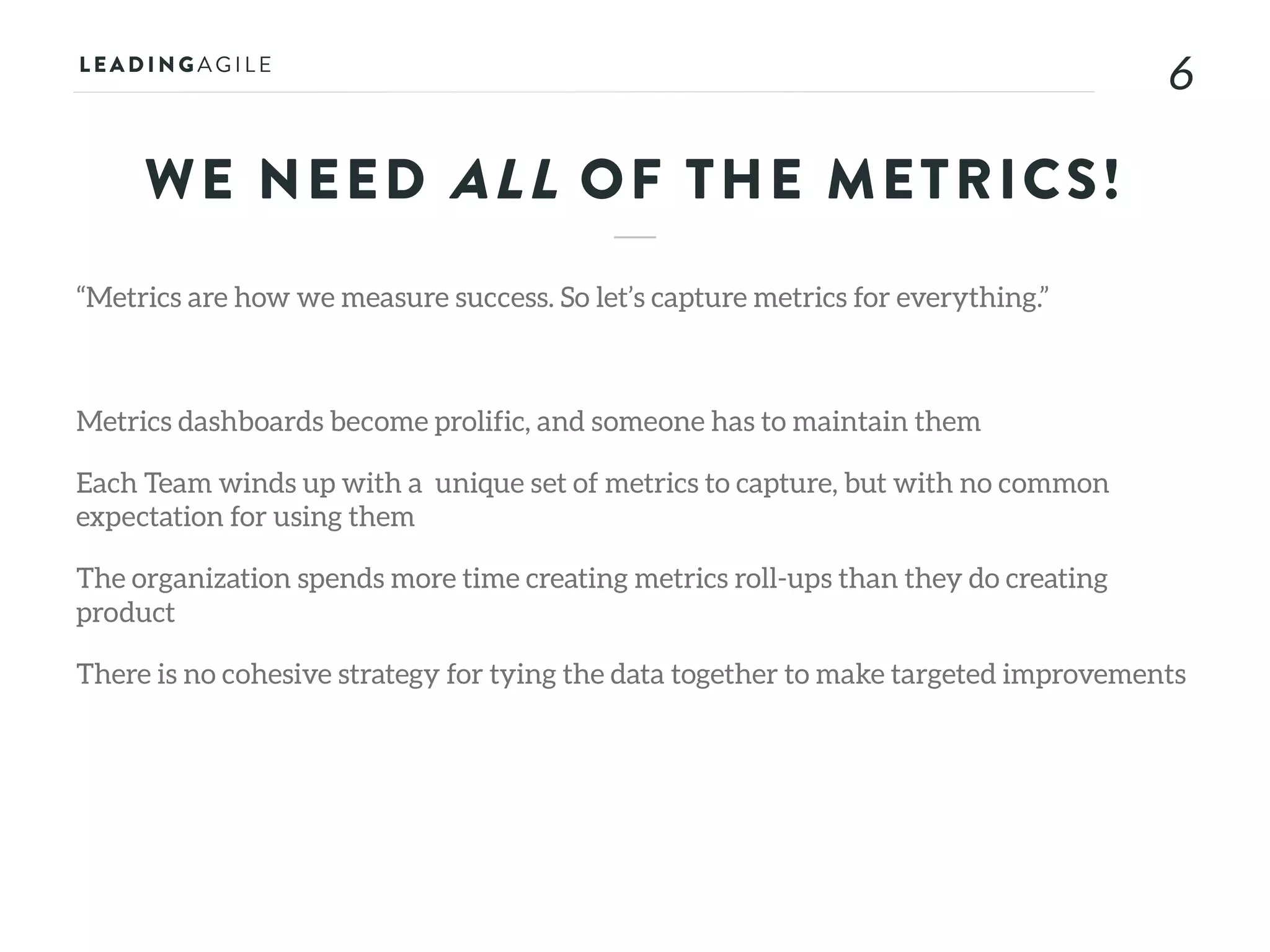 Enterprise Agile Metrics: A GQM Approach | PDF