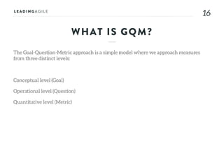 Enterprise Agile Metrics: A GQM Approach | PDF
