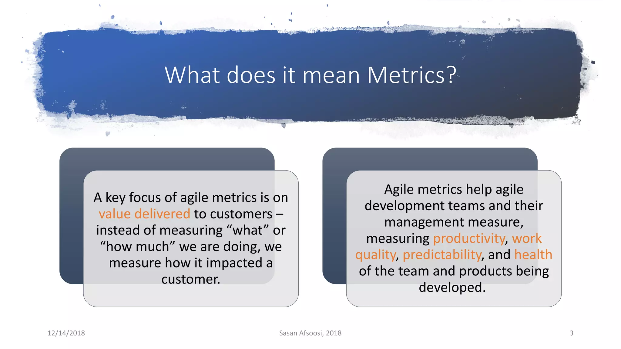 Agile Metrics | PPT