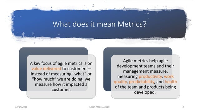 Agile Metrics | PPT