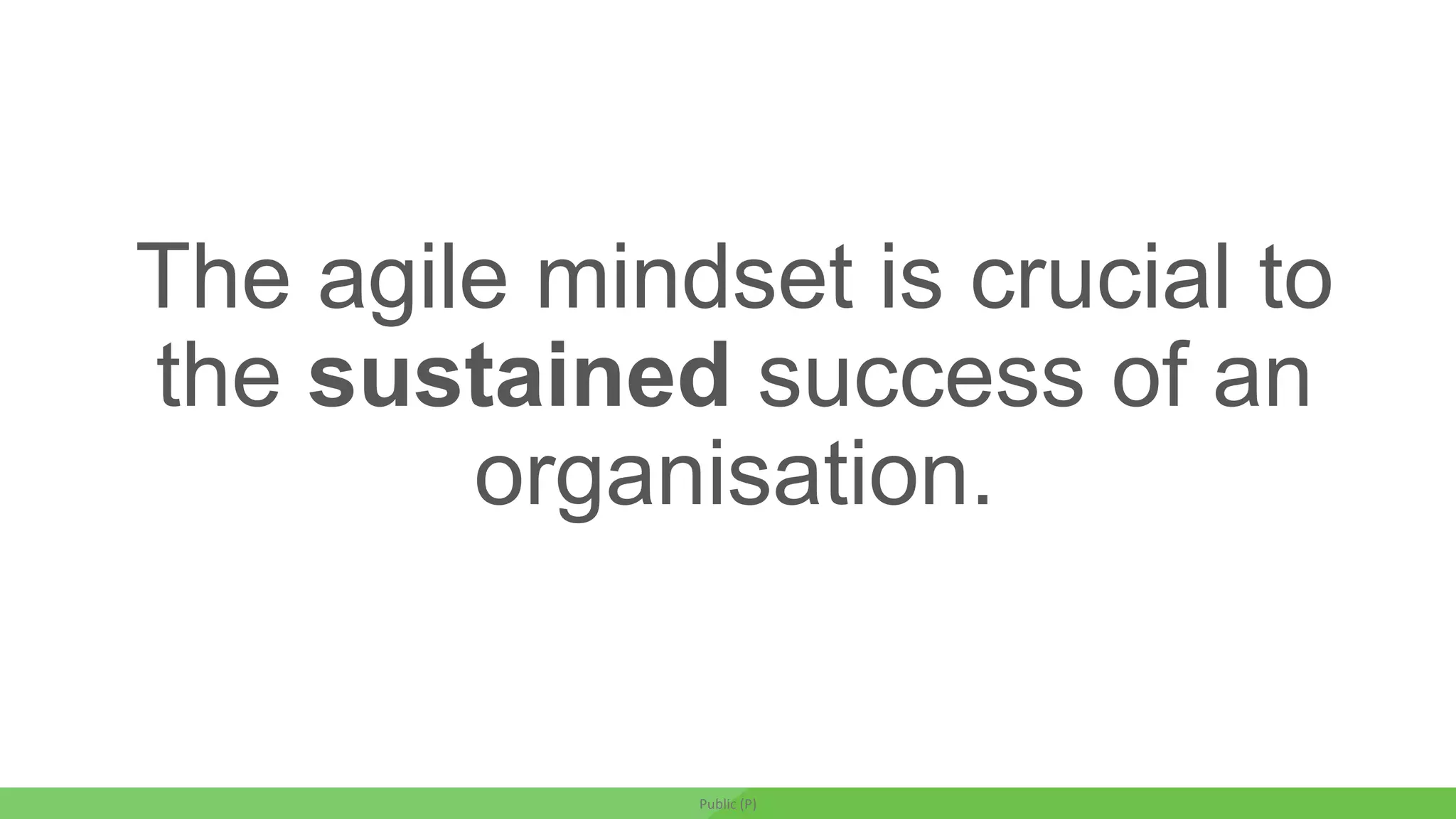 Developing an Agile Mindset | PPTX