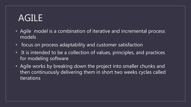 Agile Model | PPT