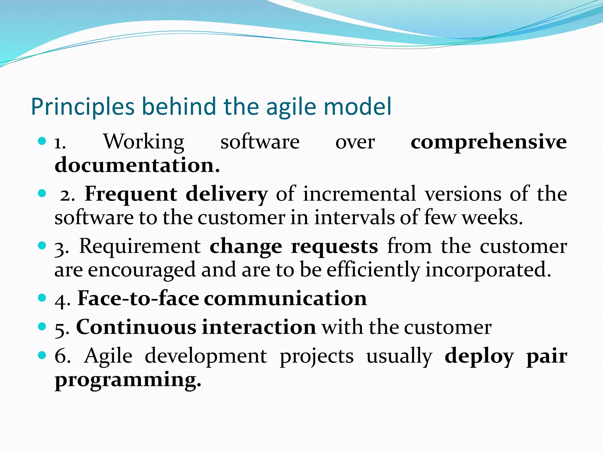 Agile Model.pdf | Computer Software and Applications | Computing