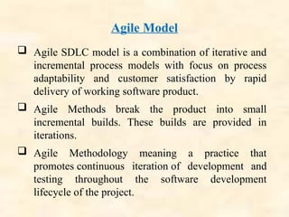 Agile Model for software Engineering and Project Management | PPTX