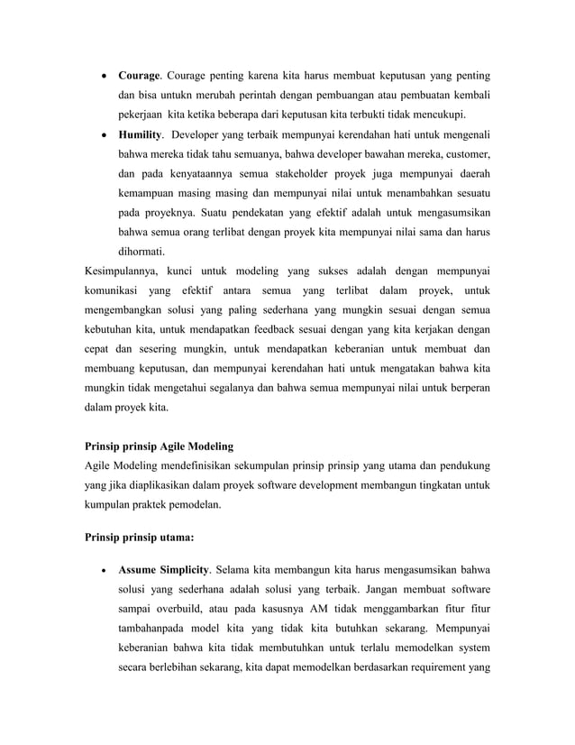 Agile modeling | PDF