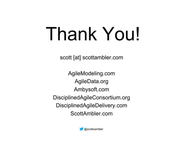 Agile Modeling: A Disciplined Approach to Modelling and Documentation | PPT