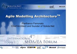 Agile Modelling Architecture | PDF