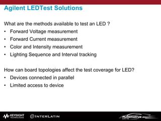 Agilent LED Test Solutions | PDF