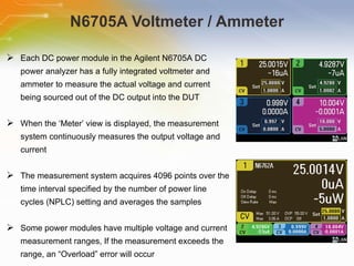 DC Power Analyzer, Modular, 600W and Four Slots: N6705A | PPT
