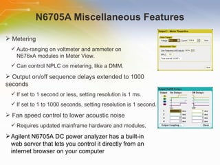 DC Power Analyzer, Modular, 600W and Four Slots: N6705A | PPT