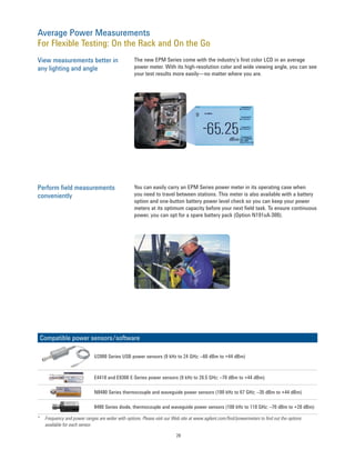 Agilent power meters and power sensors | PDF