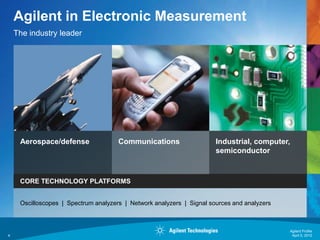 Agilent Technologies Corporate Overview | PPTX