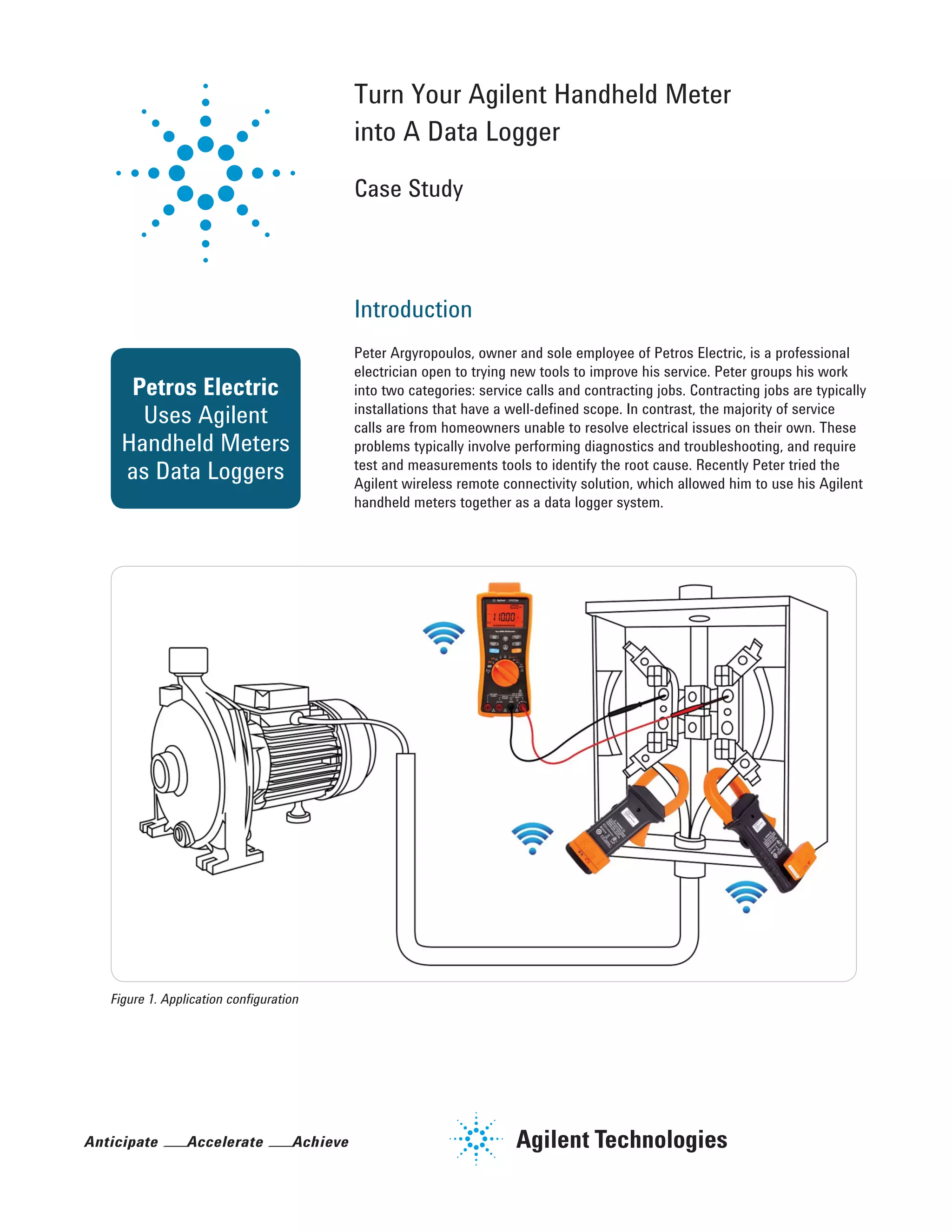 Agilent turn your agilent handheld meter into a data logger case study ...