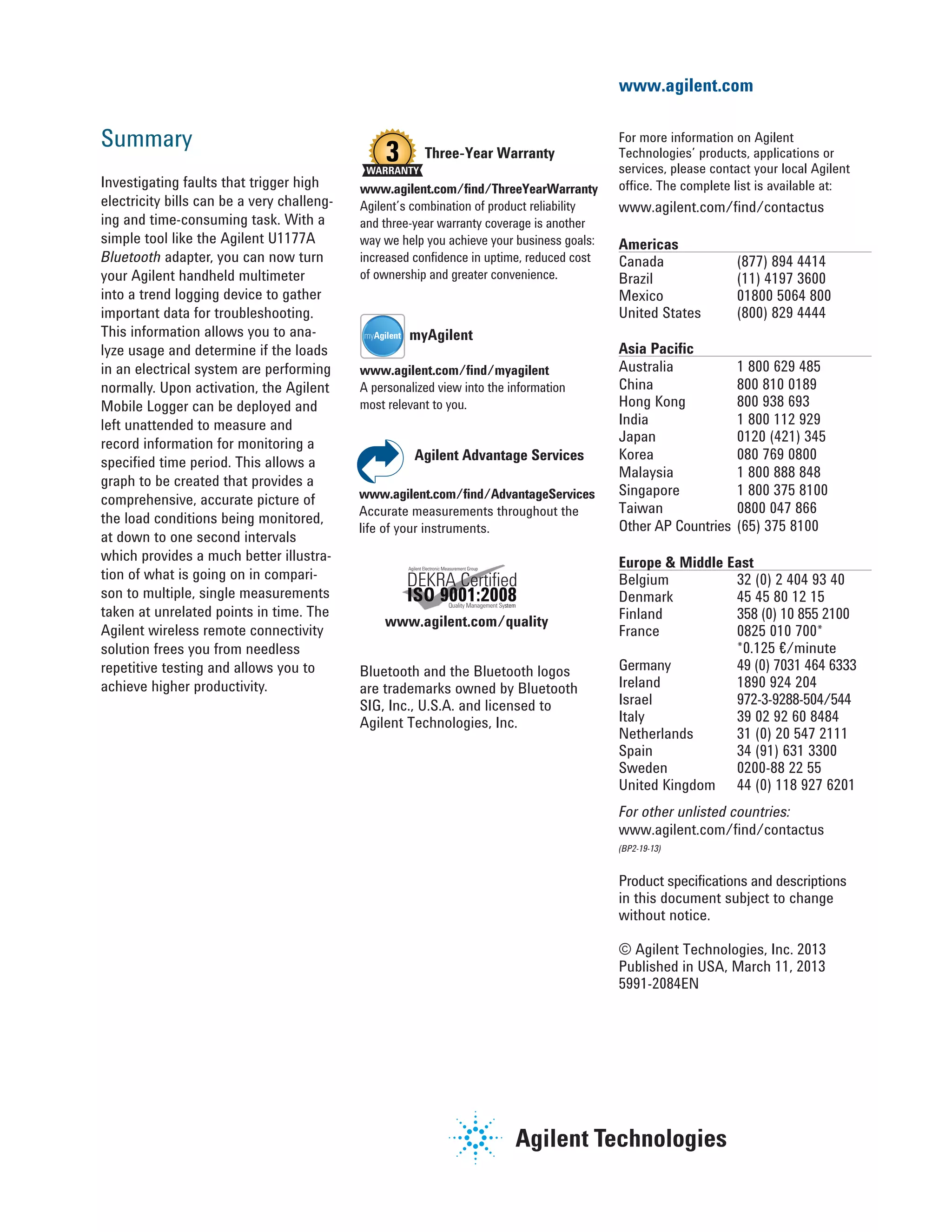 Agilent turn your agilent handheld meter into a data logger case study ...