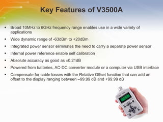 V3500A Handheld RF Power Meter | PPT