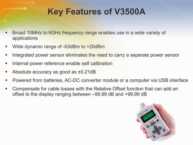 V3500A Handheld RF Power Meter | PPT