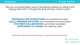 Agile origins lightning talk - Lean Agile Edinburgh | PPT