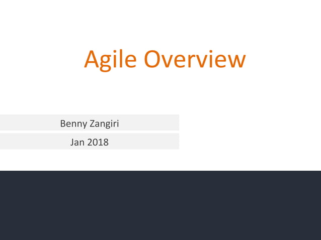 Agile overview | PPT