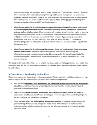 AgilePath WhitePaper Cloud Gov Lifecycle | PDF