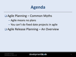 Agile Planning | PDF