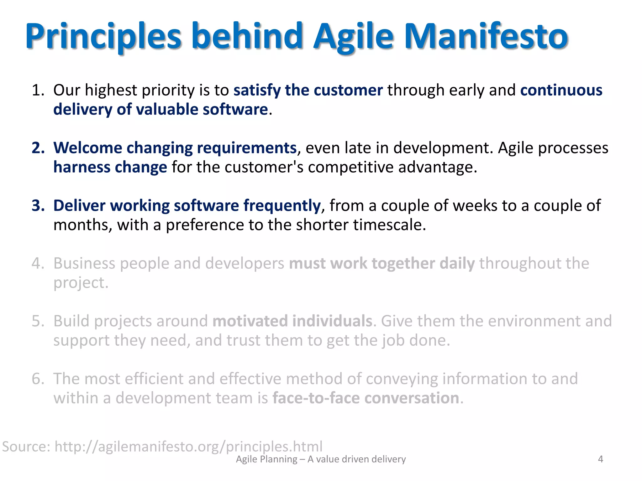 Agile Network India | Meetup | Agile Planning - A value driven approach ...