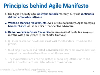 Agile Network India | Meetup | Agile Planning - A value driven approach | Udayakiran Joshi | PDF ...