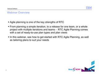 Agile planning with rational team concert | PPT