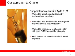 Agile PLM implementation and systems integration at sun microsystems | PPT