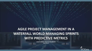 Agile Project Management in a Waterfall World: Managing Sprints with ...