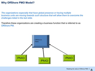 Realizing the value of Agile in an Offshore PMO Setup | PPT