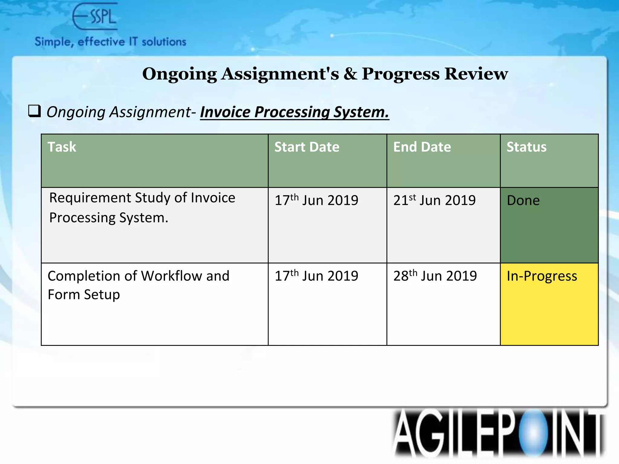 Agile point brief introduction | PPTX