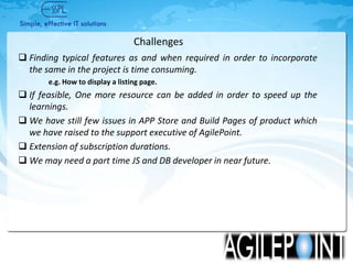 Agile point brief introduction | PPTX