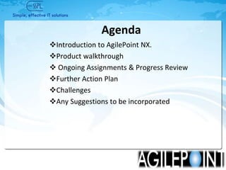 Agile point brief introduction | PPTX