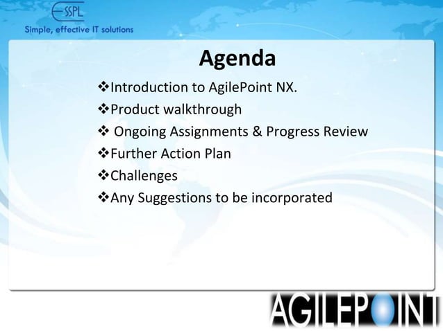 Agile point brief introduction | PPTX | Computer Software and Applications | Computing