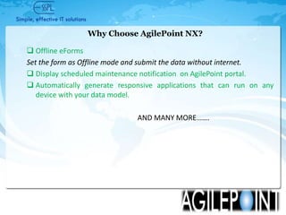 Agile point brief introduction | PPTX